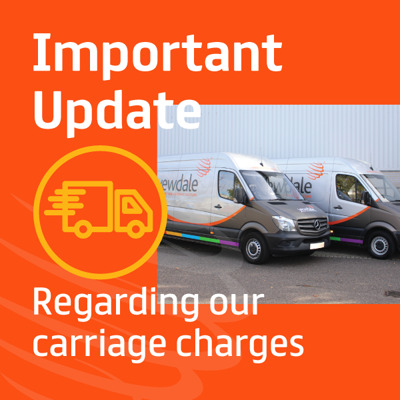 Important Update regarding our carriage charges. - Yewdale